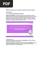 NOM 046 y Su Aplicación en La Prevención y Atención de La Violencia. Aspectos Generales 2025 ...