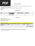 U.S. Visa Fee Payment Receipt | PDF