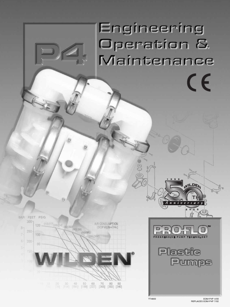 Bomba Neumatica Wilden P4 | PDF | Pump | Valve