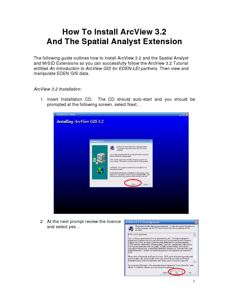 How To Install Arcview 3.2 and The Spatial Analyst Extension | PDF