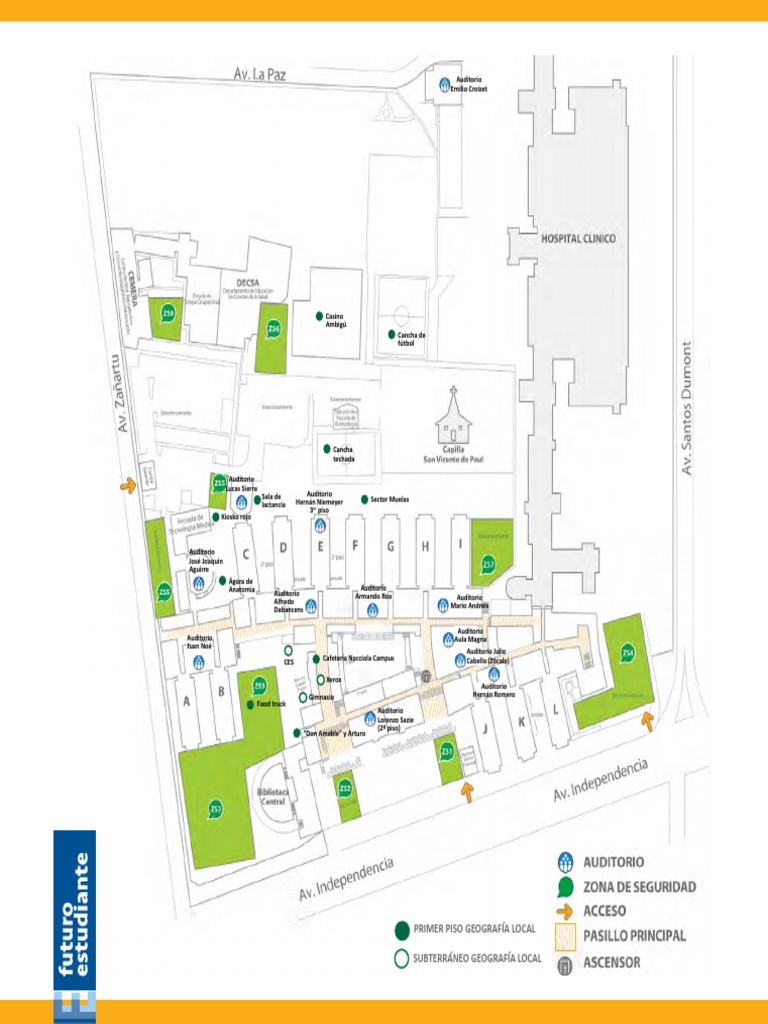 Mapa del Campus Nocciola | PDF