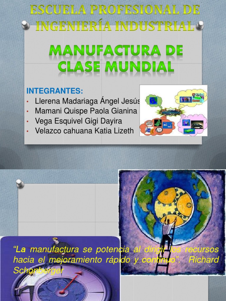 Sp2 Manufactura de Clase Mundial | PDF | Calidad (comercial) | Recursos ...
