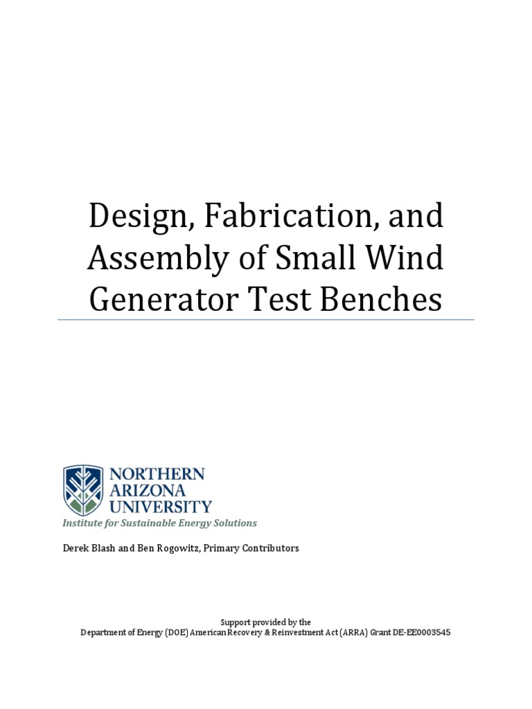 Air-X Test Bench Report-Ek | Download Free PDF | Electric Motor | Rectifier