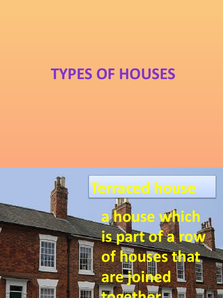 Types of Connected Houses | PDF