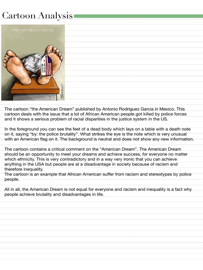 The American Dream Deferred: A Cartoon Analysis of Racial Disparities ...