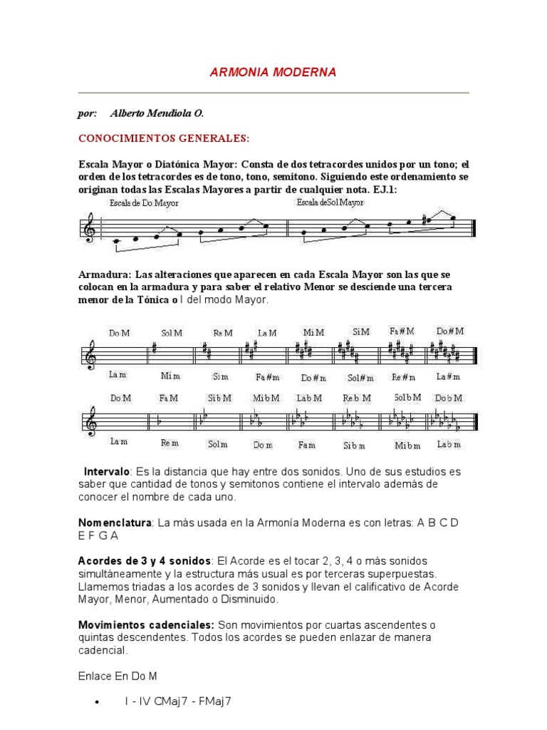 Armonia Moderna | PDF