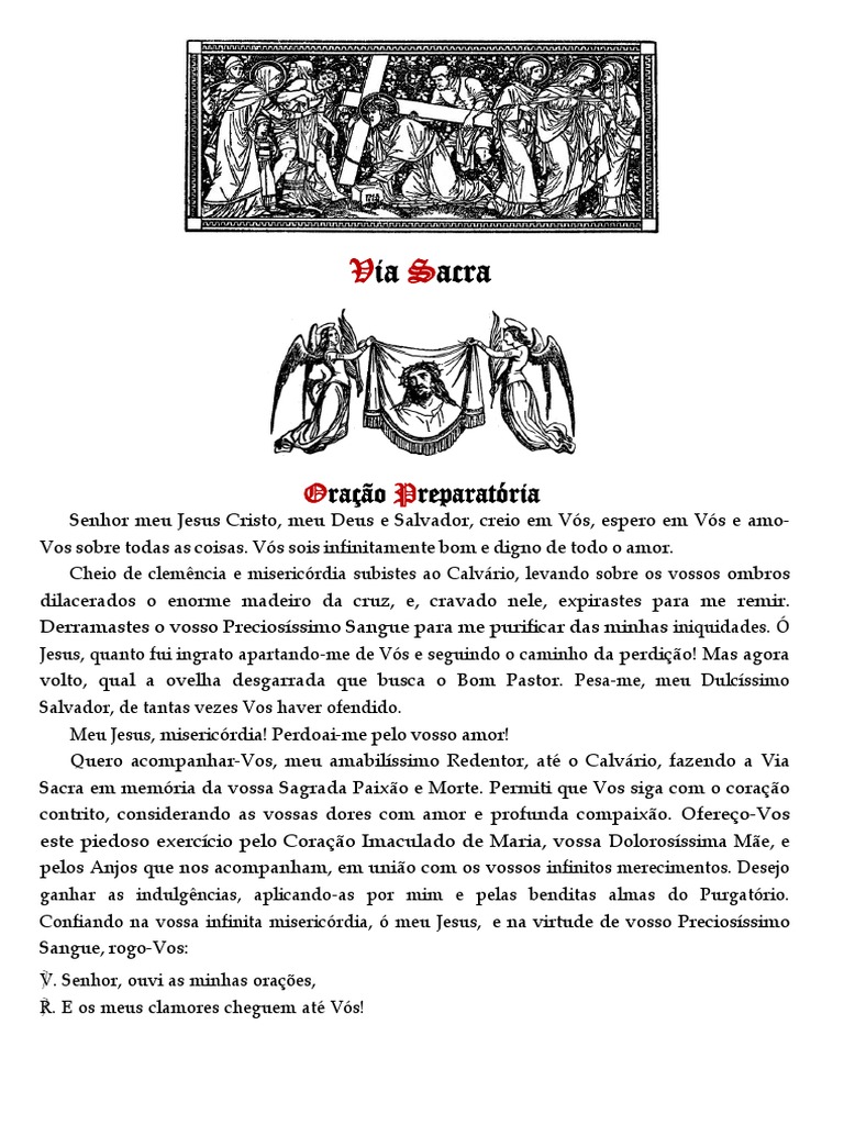Via Sacra | PDF | Oração | Eucaristia