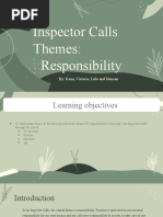 Knowledge Organiser An Inspector Calls | PDF