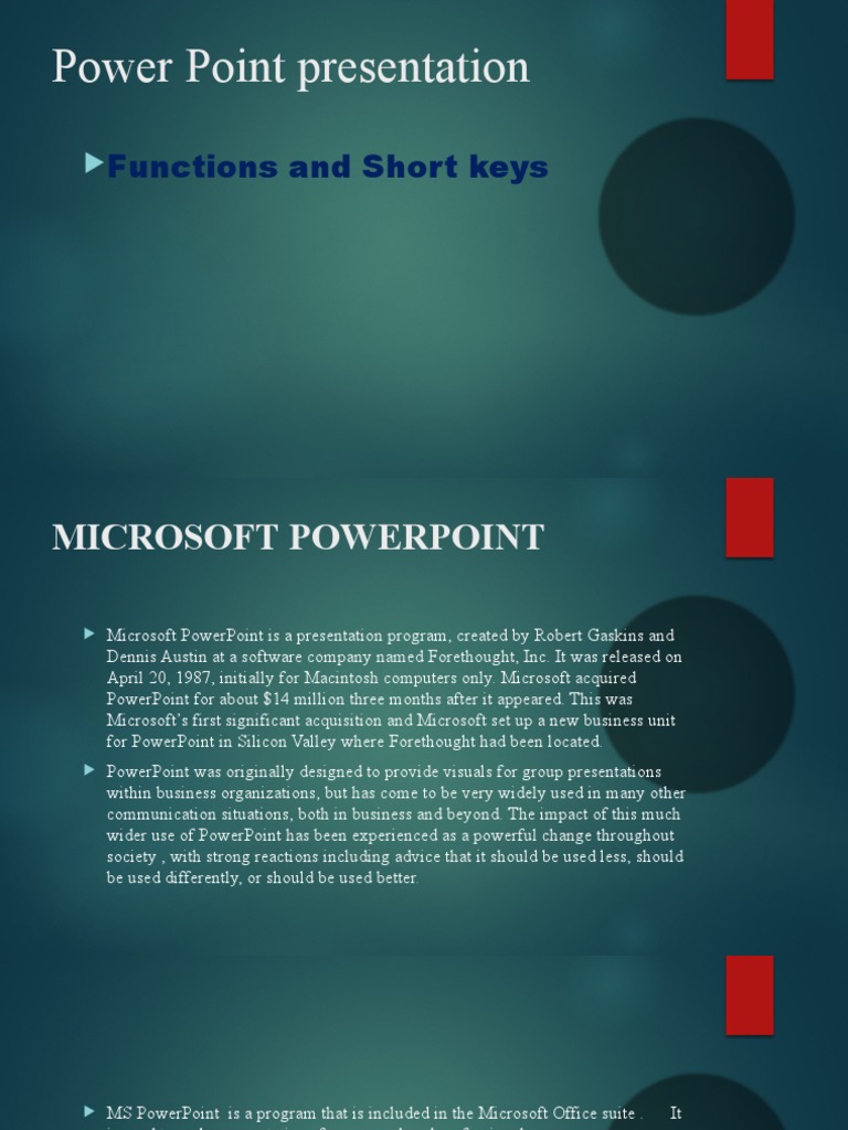 Employment Presentation | PDF | Microsoft Power Point | Computing