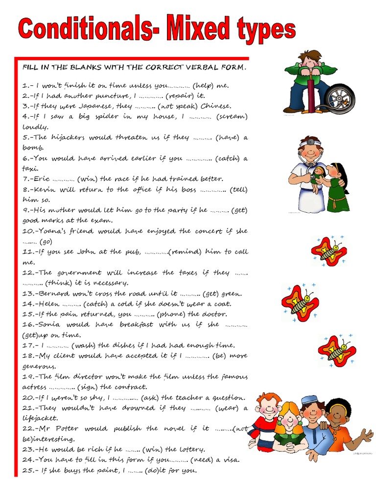 Conditionals Mixed Types - 14009 | PDF