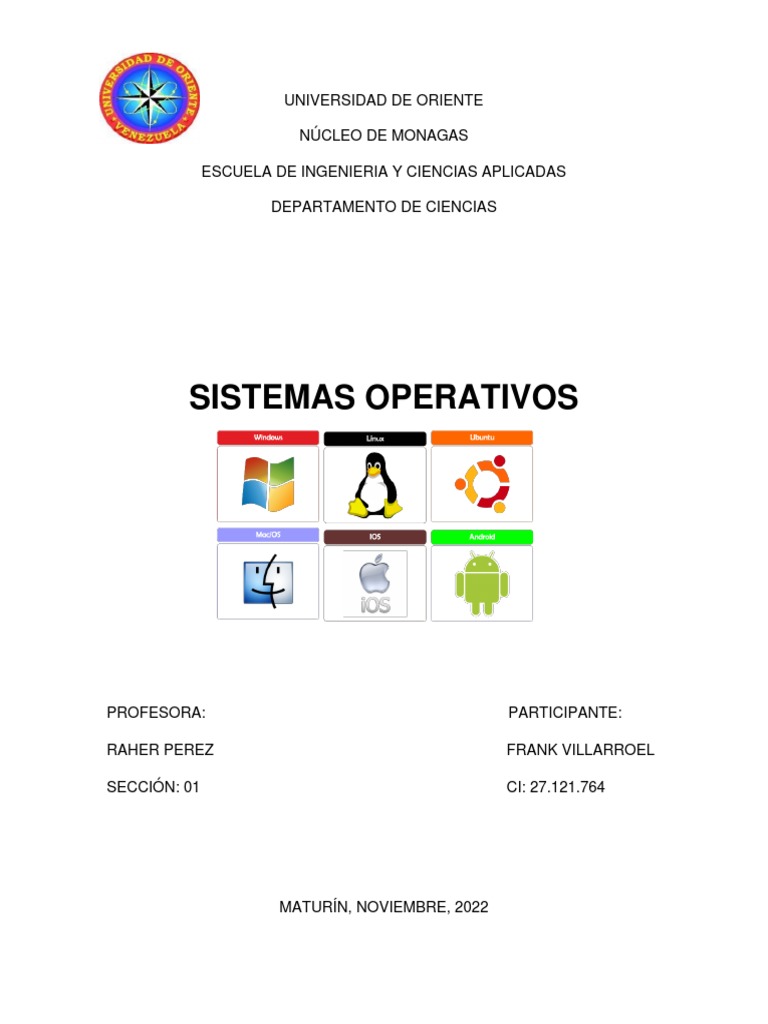 Sistemas Operativos | PDF | Sistema operativo | Usuario (informática)