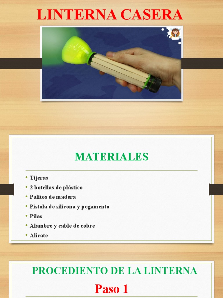 Cómo hacer una linterna casera fácil | PDF | Hogar, jardinería y bricolaje