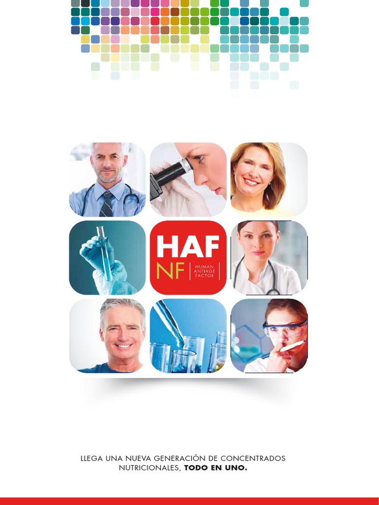 Folleto Haf NF | PDF | Medicina CLINICA | Química