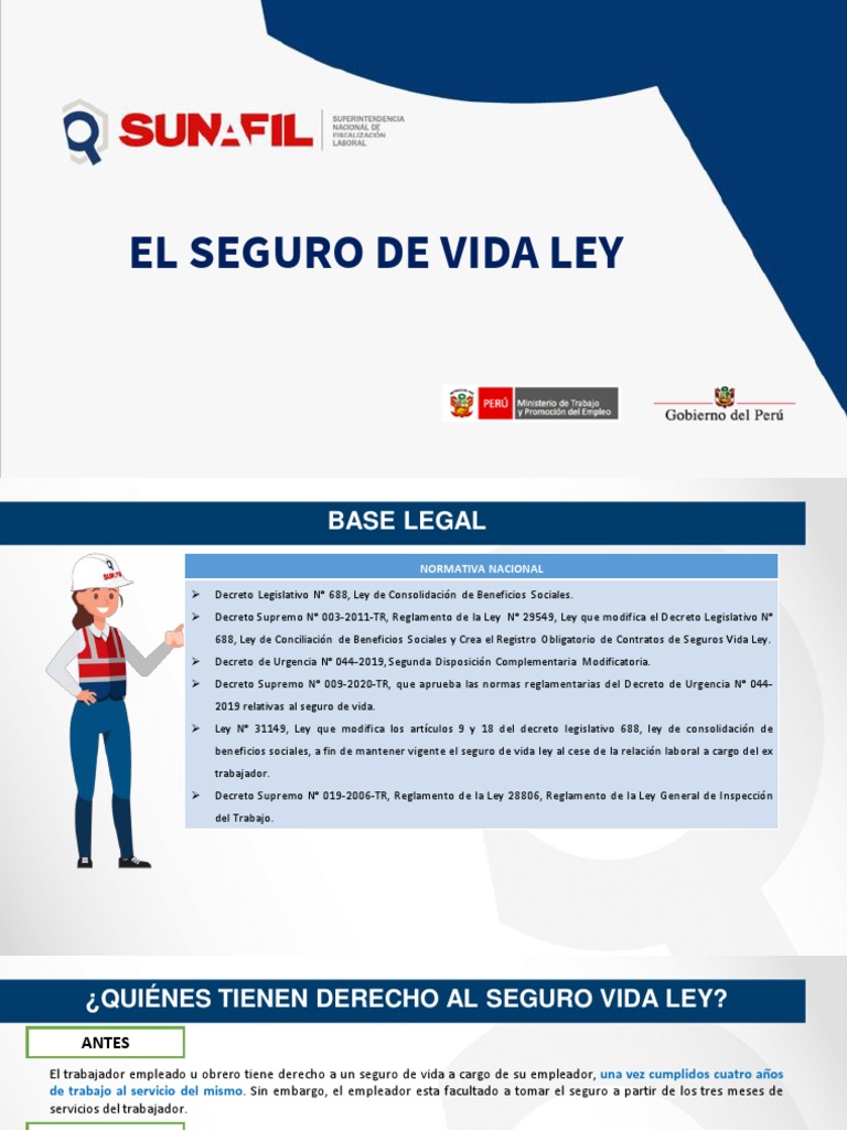 El Seguro de Vida Ley | Descargar gratis PDF | Seguro | Derecho laboral