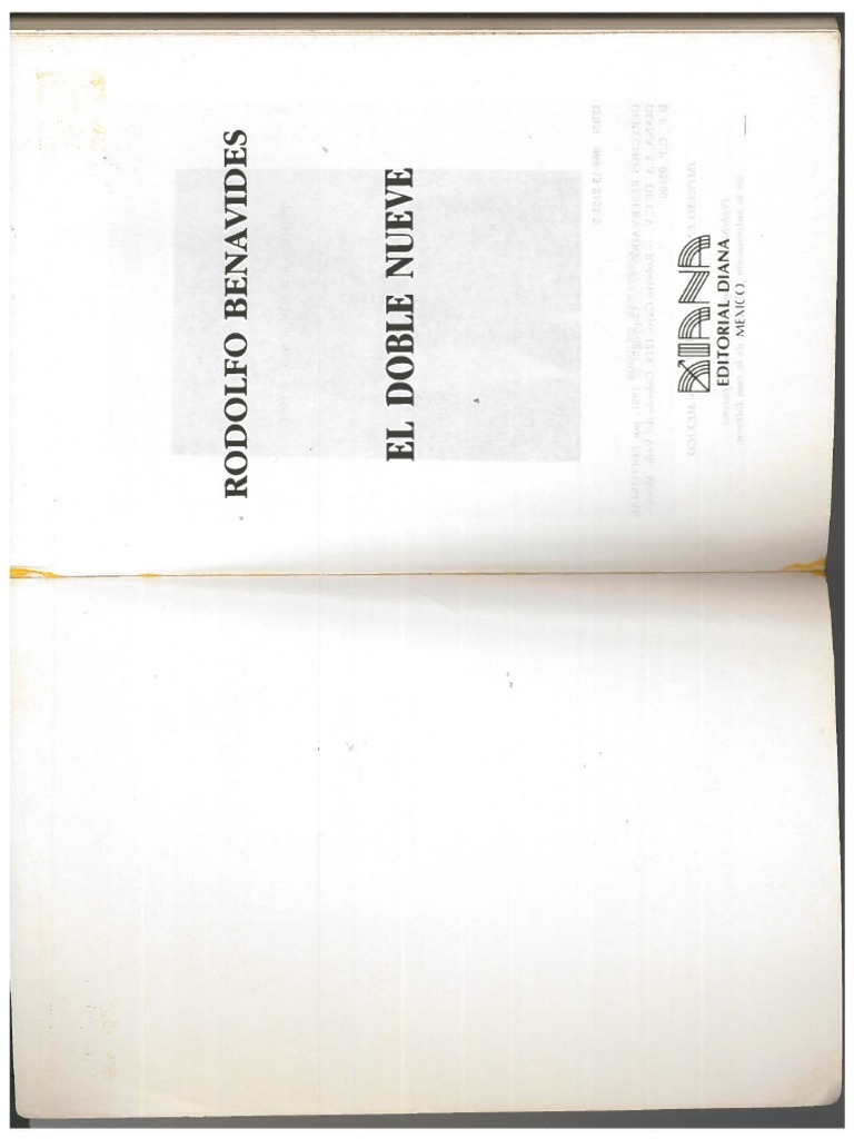 El Doble Nueve Rodolfo Benavides | PDF