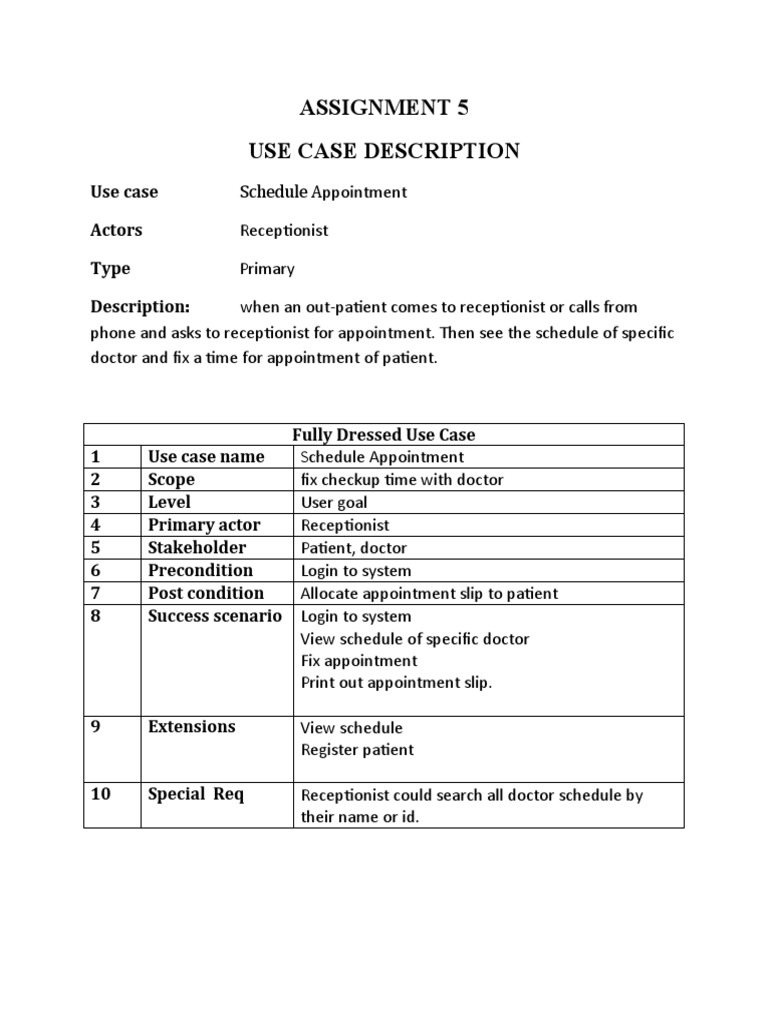 Hospital-Managment-System Srs | PDF | Use Case | Medical Prescription