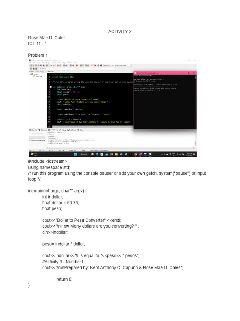 ComProg2 Act3 | PDF | Computer Programming | Software Engineering