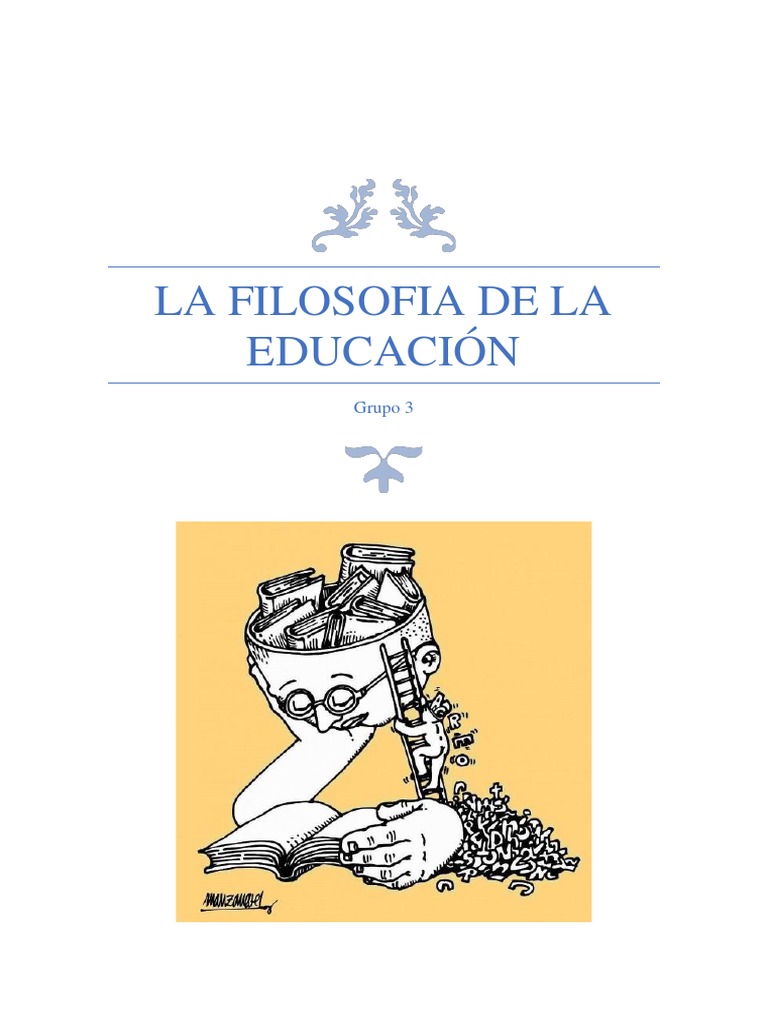 Filosofía de la Educación: Fundamentos y Dimensiones | PDF | Axiología ...