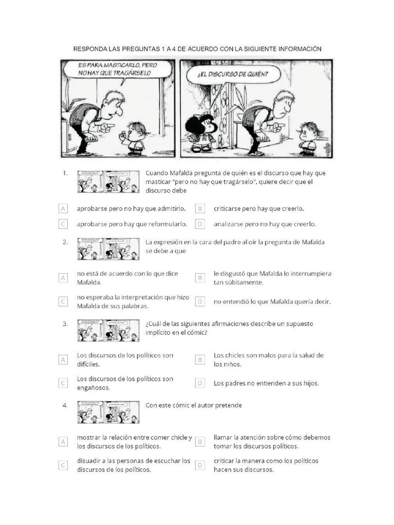 Mafalda 4 | PDF
