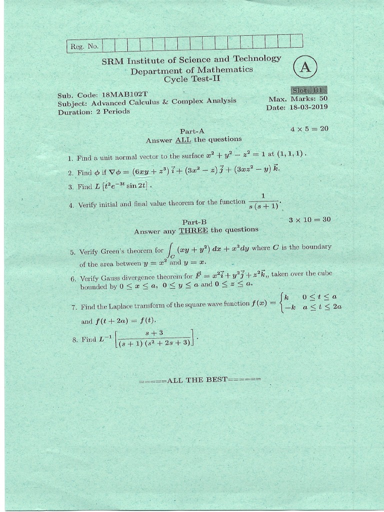 Mathgs CT-2 QP | PDF