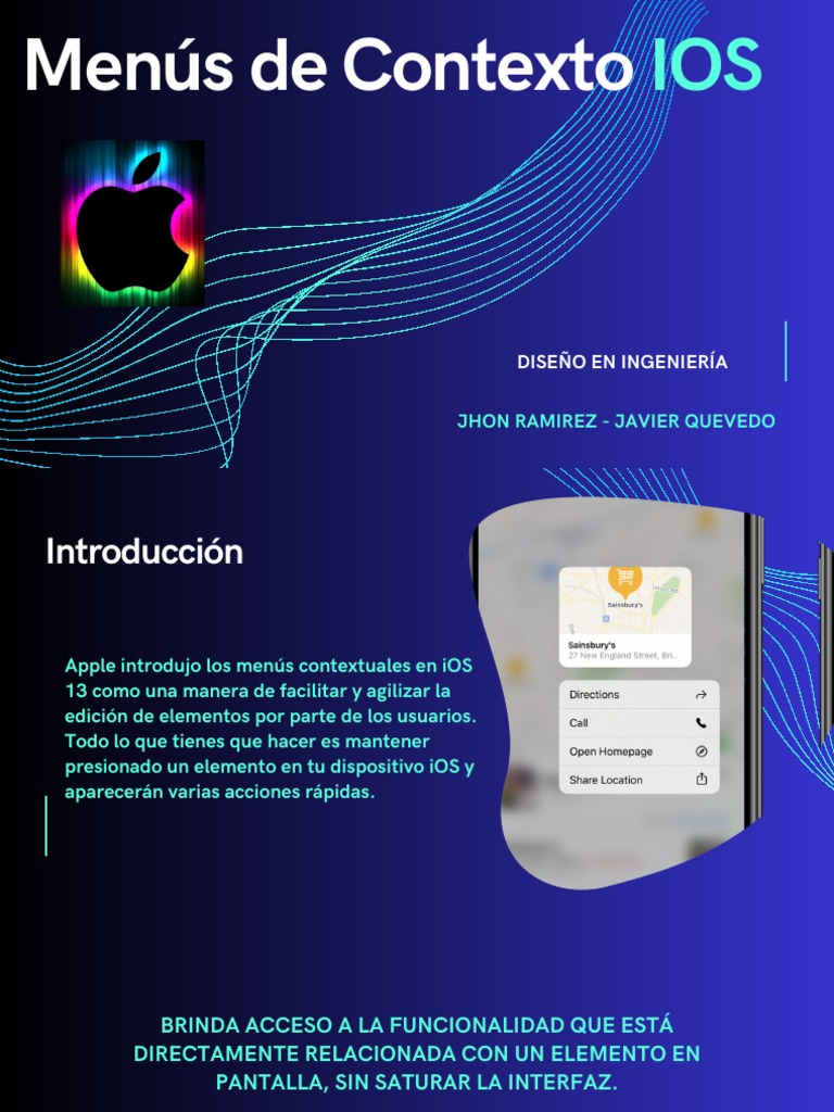 Menus de Contexto Ios | PDF