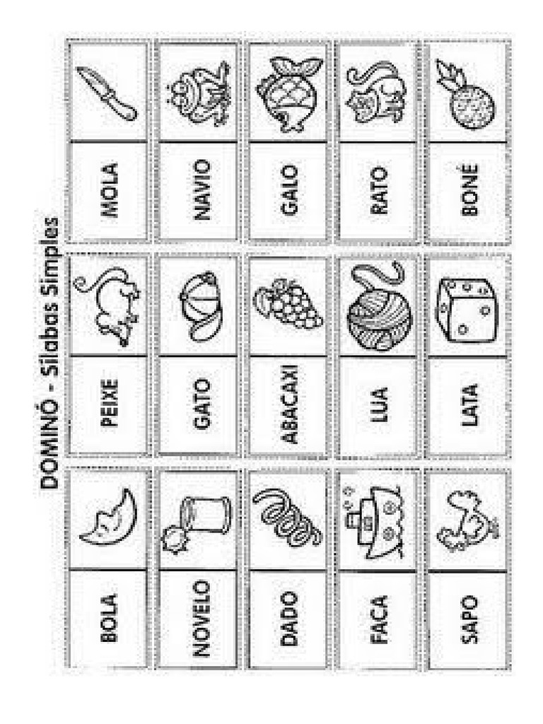 Domino Das Palavras | PDF
