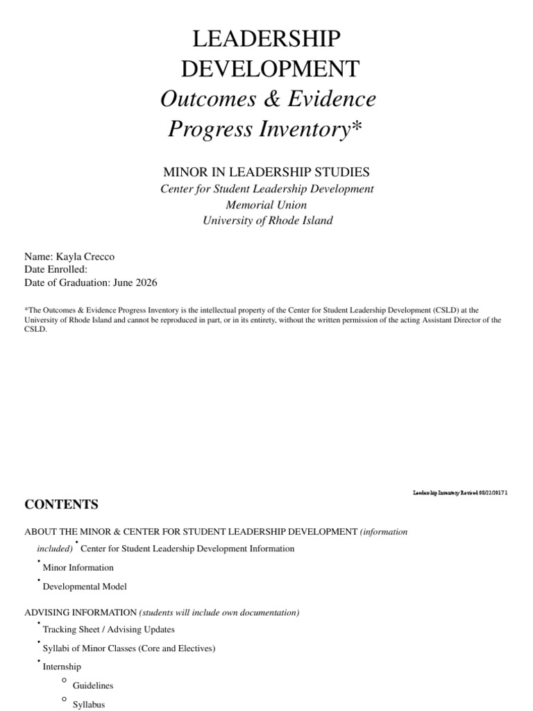 Outcome Proficiency-20 | PDF