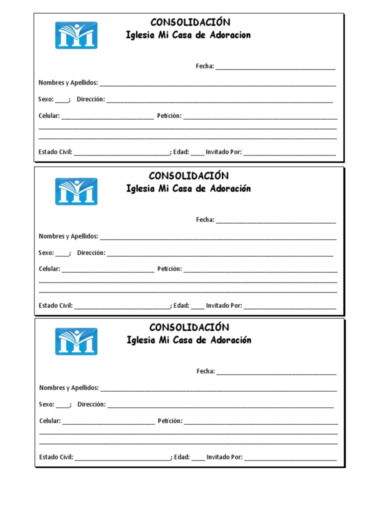 Planilla Consolidacion | PDF