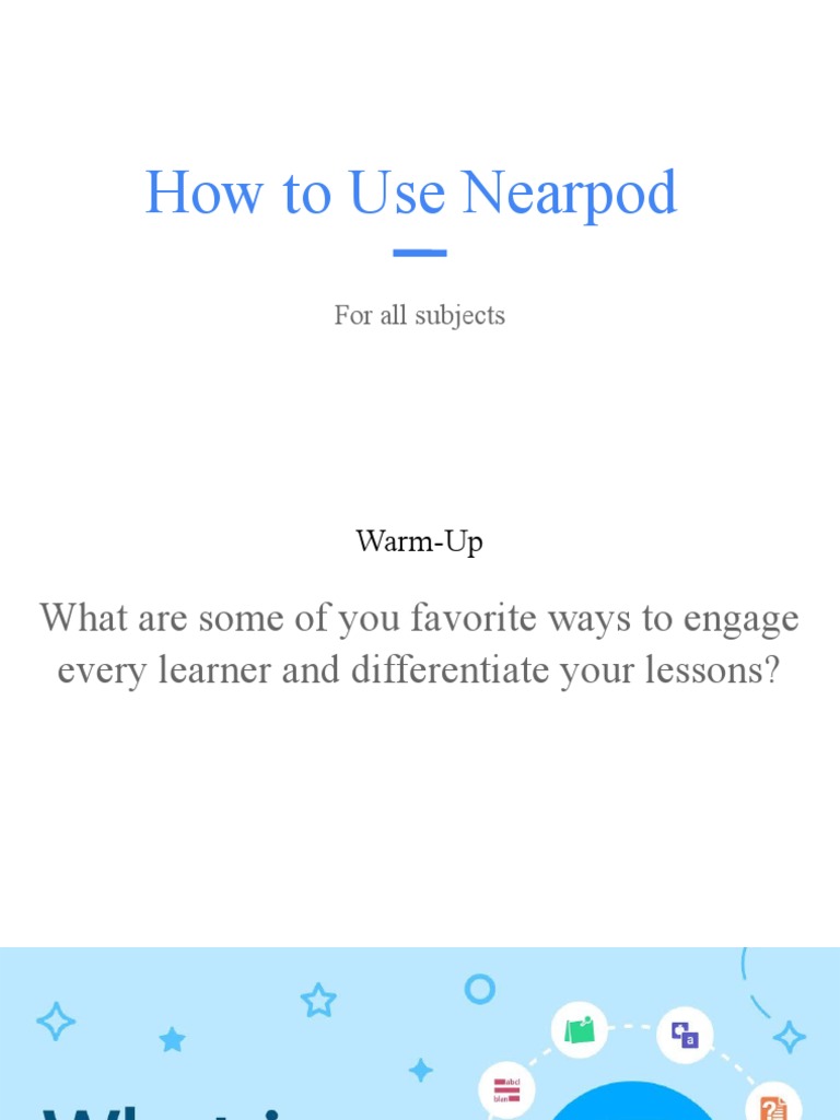 How To Use Nearpod | PDF | Education Theory | Computing