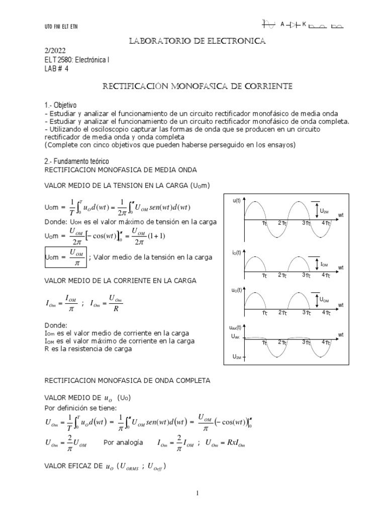 Lab2580 4 R M Moc 22022 Pdf Rectificador Tecnología De