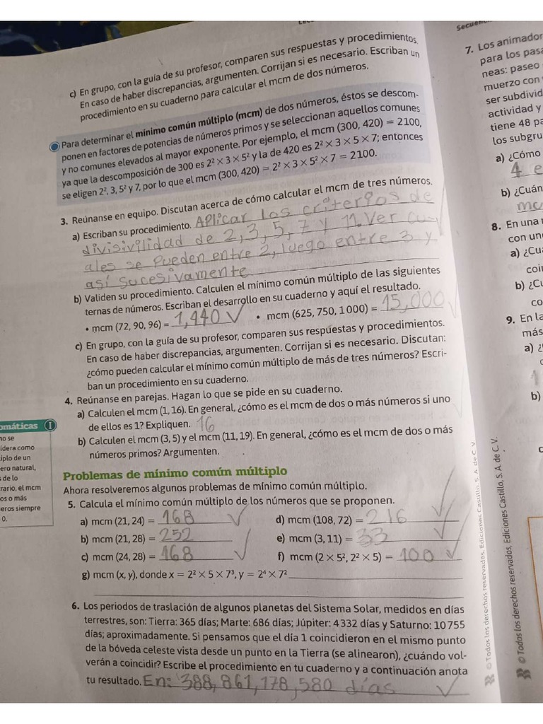 Libro de Tercer Grado de Secundaria | PDF