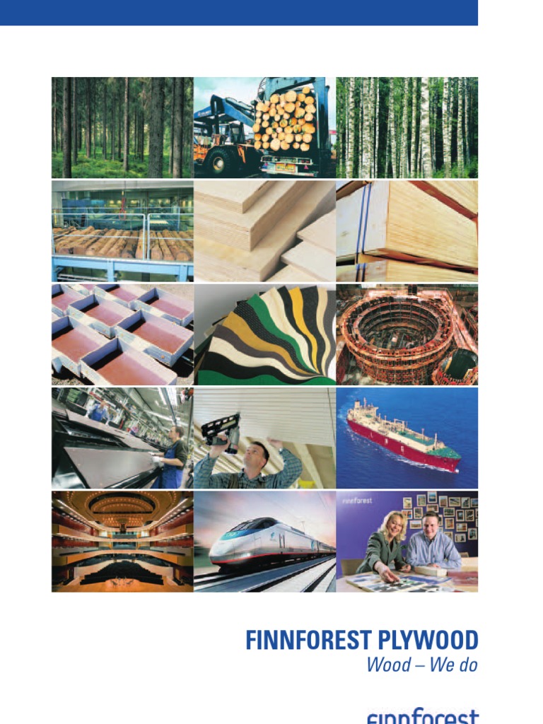 Finnforest Plywood Manufacturing Guide | PDF | Plywood | Wall