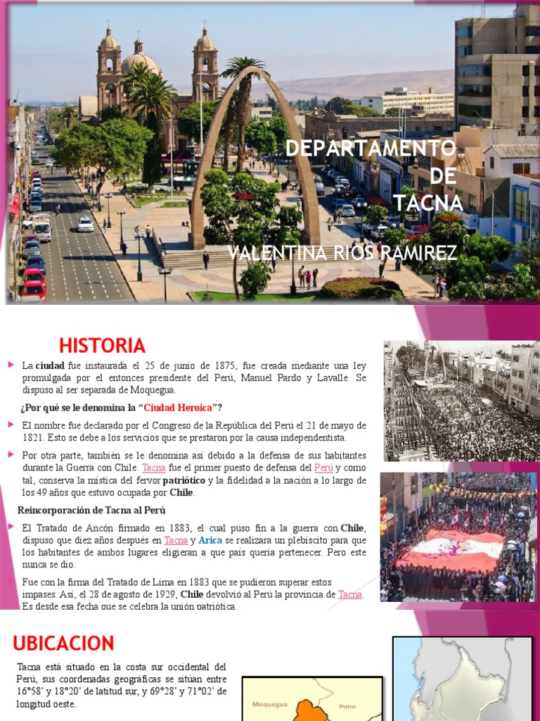 Departamento de Tacna | PDF | Perú
