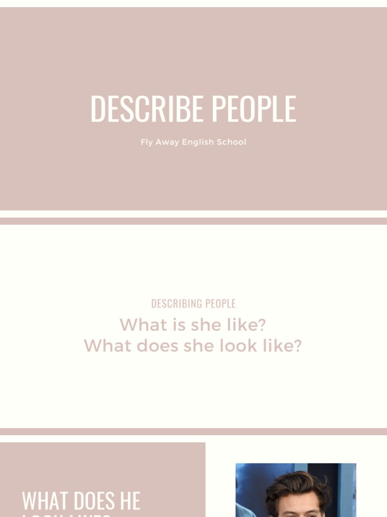 Describing People: A Guide to Effectively Communicating Physical ...