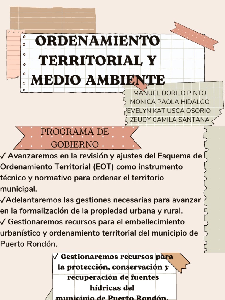 Ordenamiento Territorial Y Medio Ambiente | PDF | Tecnología