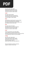 I Wont Let Go Lyrics | PDF
