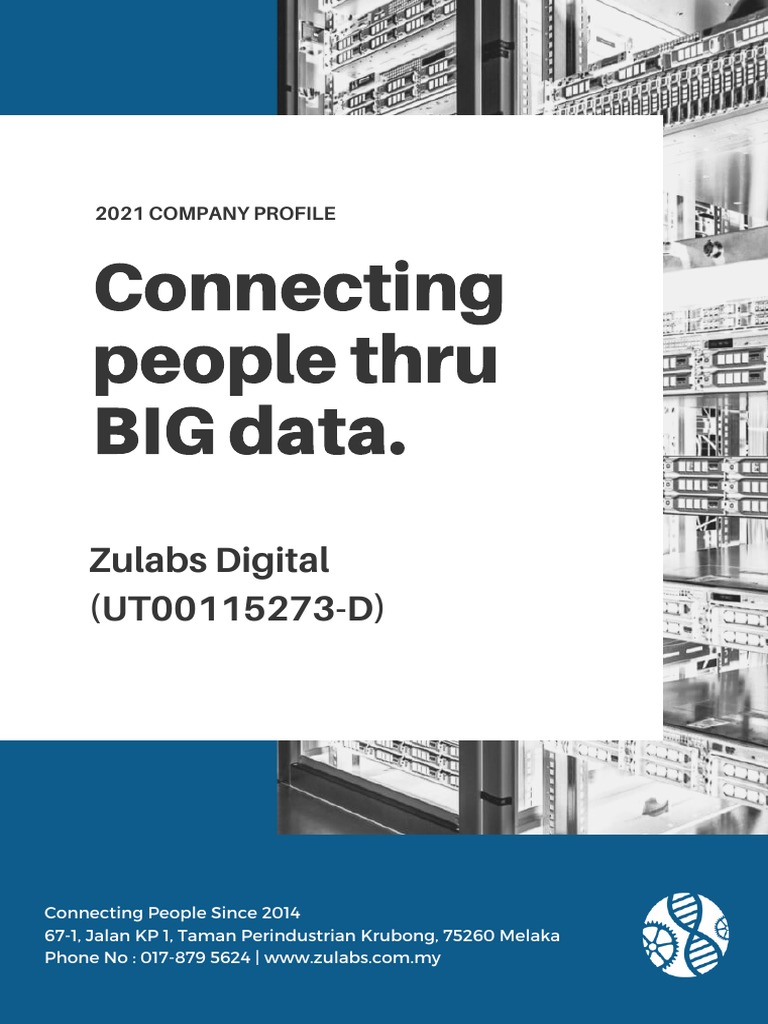 Connecting People Thru BIG Data.: Zulabs Digital (UT00115273-D) | PDF | Mobile App | Cloud Computing