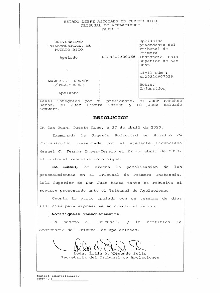 Tribunal de Apelaciones | PDF