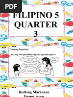 Detailed Lesson Plan in Filipino Grade 5 | PDF