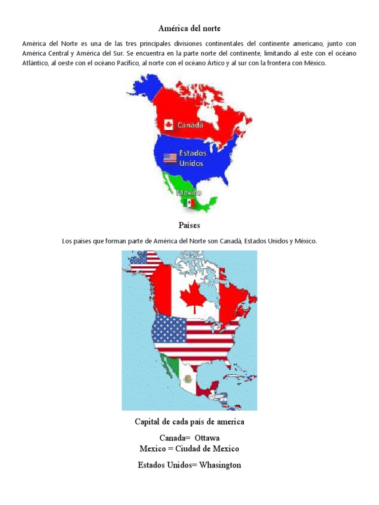Países y clima de América del Norte | PDF | Clima templado | Clima
