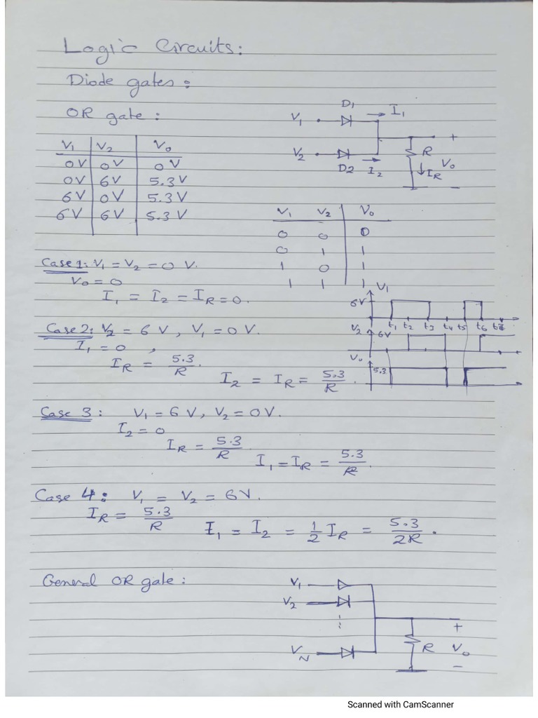 Diode logic circuits | PDF