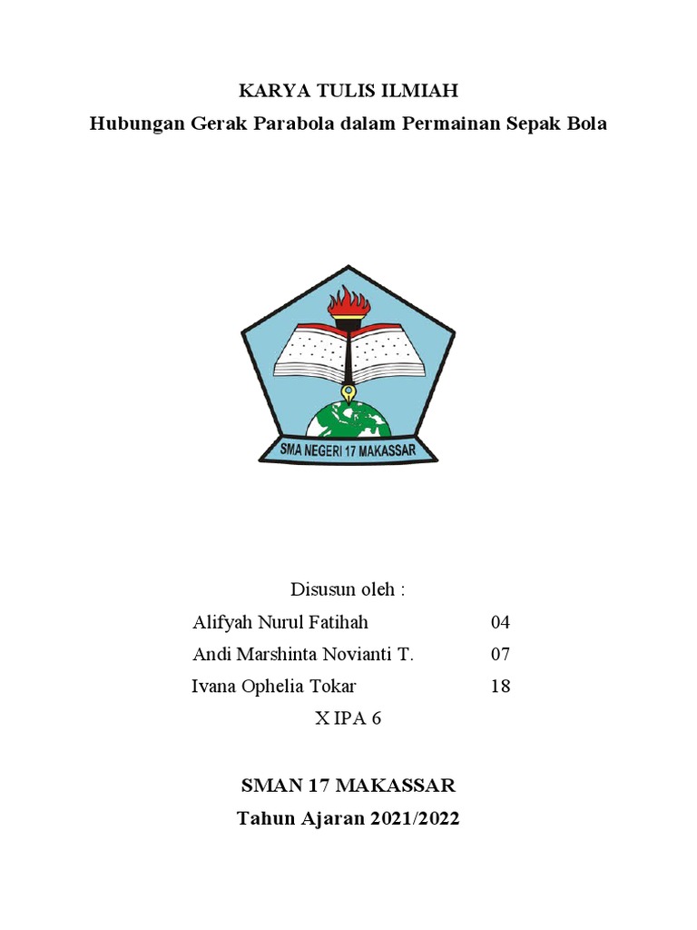Karya Ilmiah Fisika Gerak Parabola - Kelompok 7 - X IPA 6 | PDF