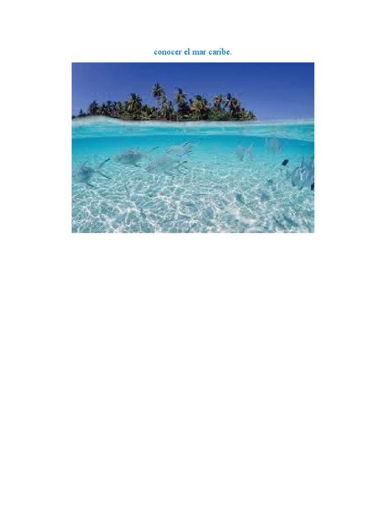 Descubre el Mar Caribe: Guía Esencial | PDF