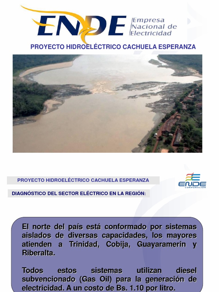 Proyecto Hidroeléctrico Cachuela Esperanza | PDF | Hidroelectricidad ...