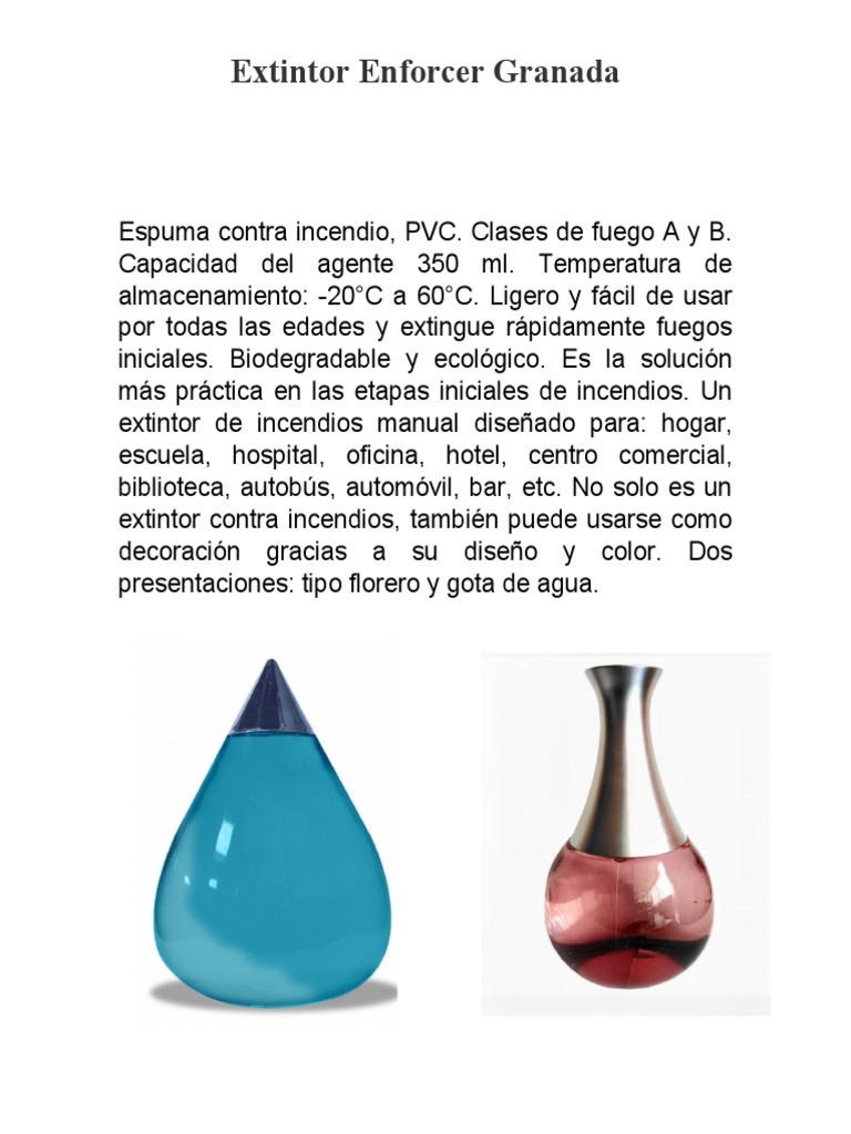 Extintor granada | PDF