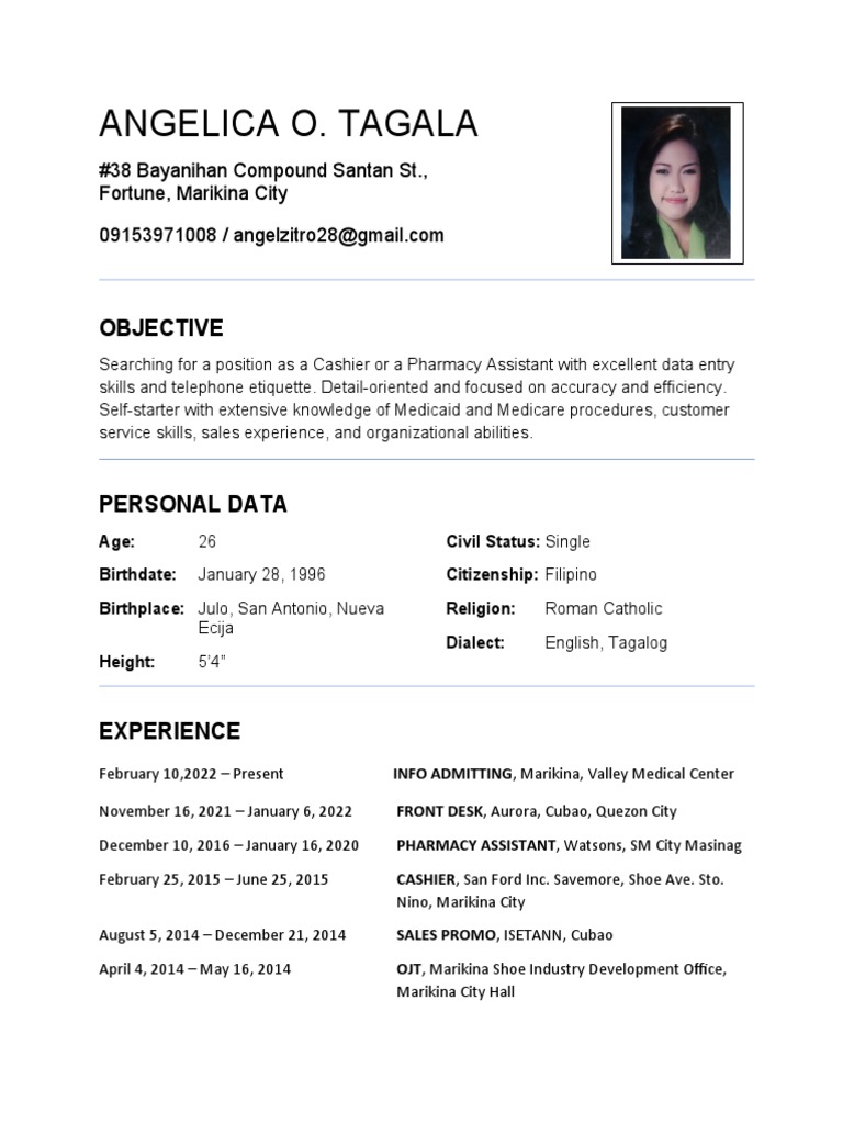 ANGEL RESUME | PDF