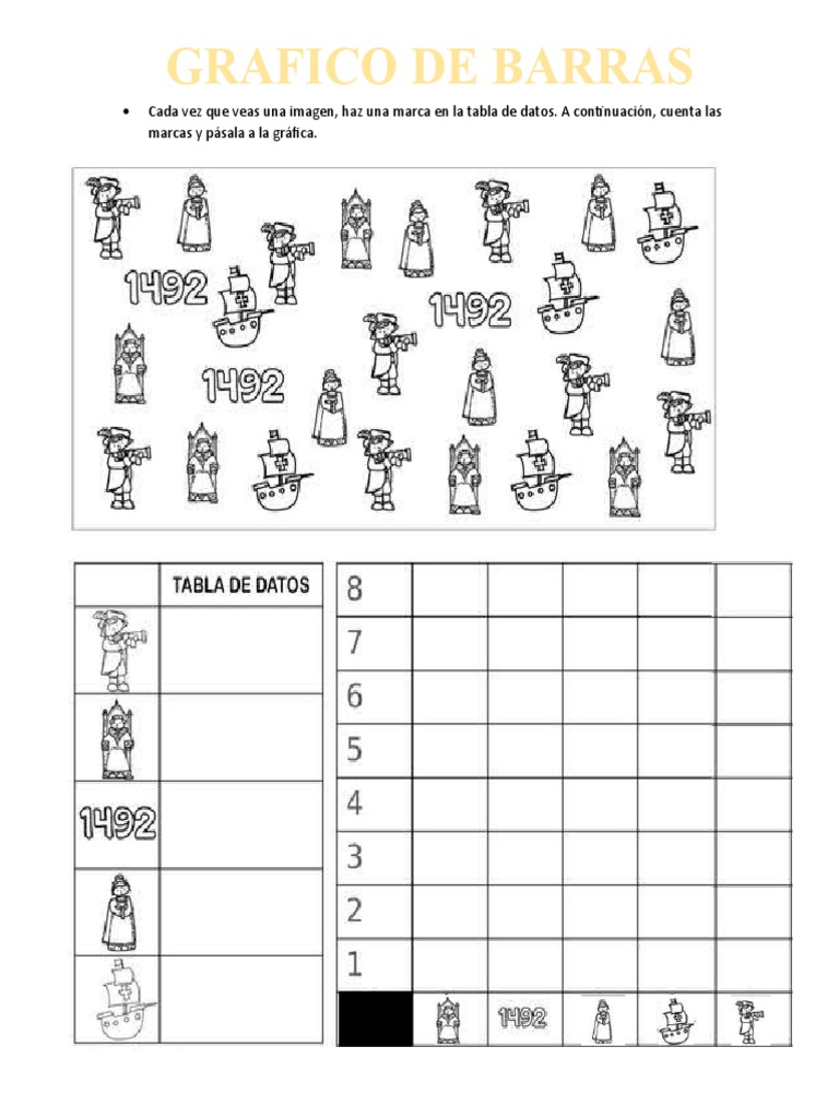 Actividades de Gráficas de Barras para Primaria | PDF