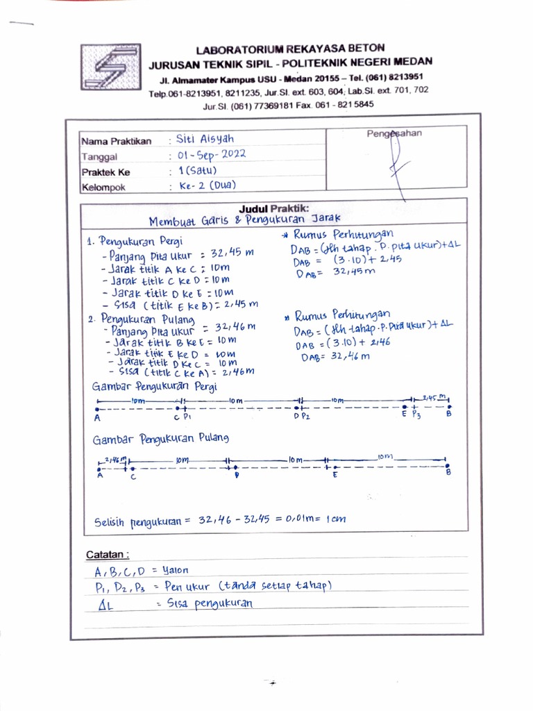 Praktik Lab Ukur Tanah | PDF