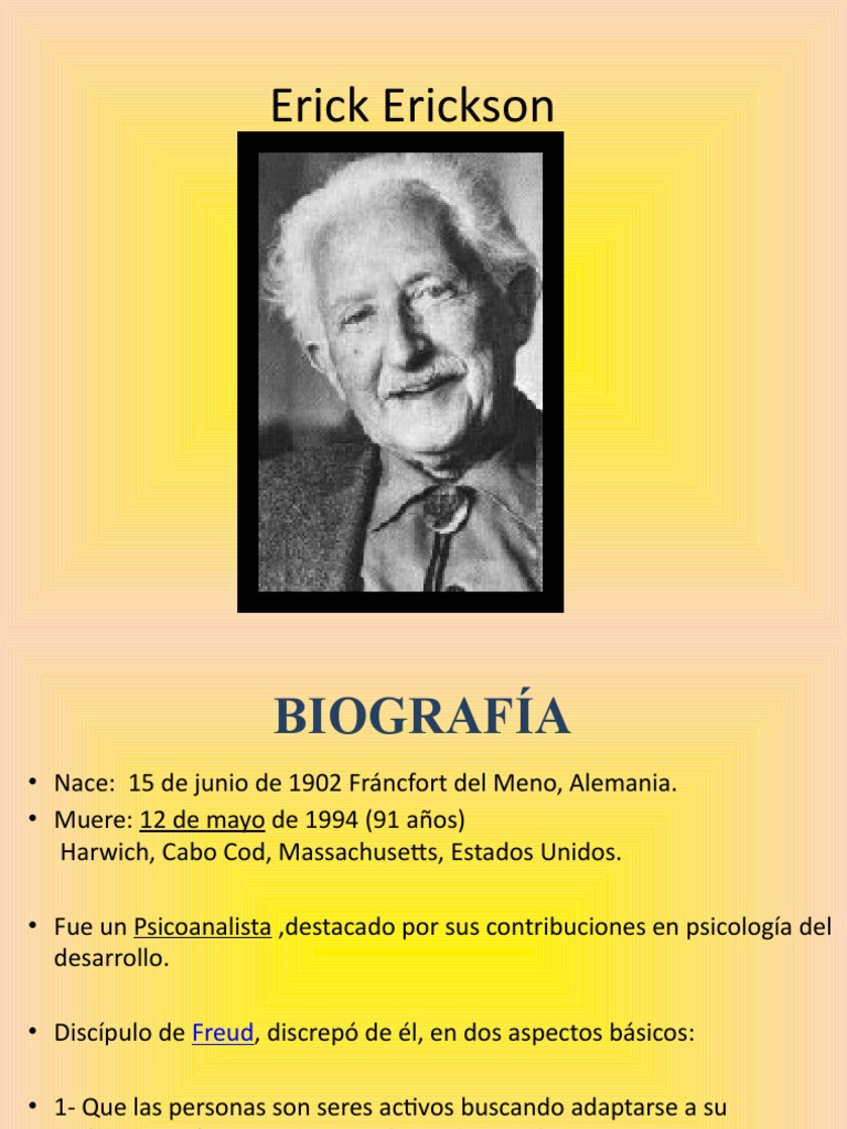 Erick Erickson | PDF | Adultos | Sicología