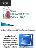 Collaborative Desktop Publishing | PDF | Publishing | Desktop Computer